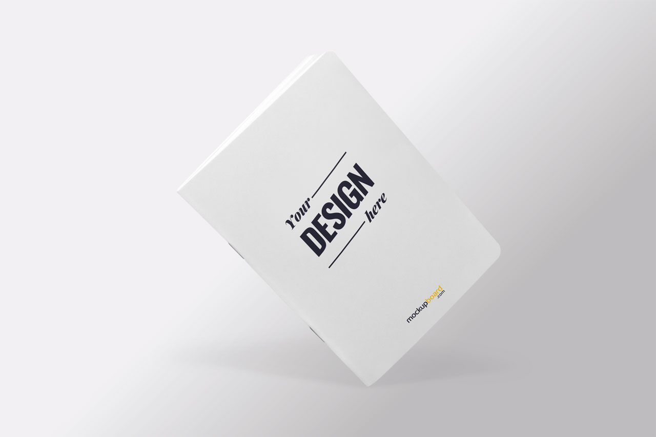 Paper Notebook Mockup | MockupBoard.com